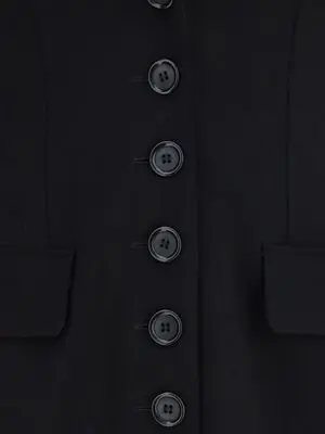 Dolce & Gabbana Single-breasted Wool Blazer With Peak Lapels