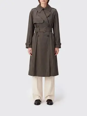 Burberry Double Breasted Belted Trench Coat