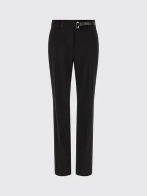 Sportmax Mid-rise Skinny Fit Crêpe Trousers With Hem Slits