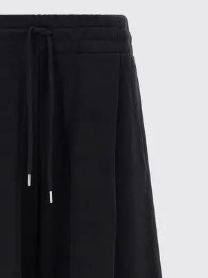 Dries Van Noten High-waisted Wide-leg Cotton Jogging Trousers