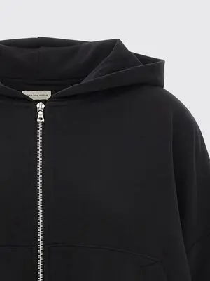 Dries Van Noten Oversized Zip-up Hoodie With Balloon Sleeves - Black