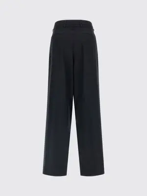 Dries Van Noten High-waisted Pleated Wide-leg Trousers In Wool Crêpe