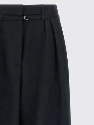 Dries Van Noten High-waisted Pleated Wide-leg Trousers In Wool Crêpe
