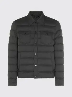 Herno Short Quilted Nylon Puffer Jacket - Charcoal