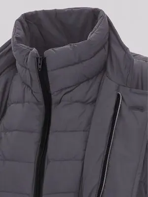 Herno Quilted Nylon Puffer Coat - Grey