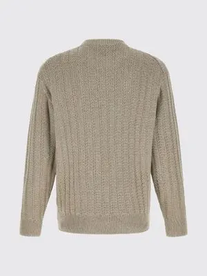 BOSS Textured Knit Crew Neck Sweater