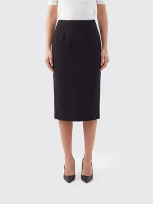 Dolce & Gabbana High-waisted Wool Crêpe Pencil Midi Skirt