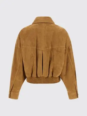 Versace Suede Leather Shirt-style Bomber Jacket
