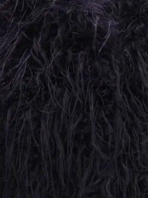 FORTE_FORTE Faux Fur V-neck Waistcoat