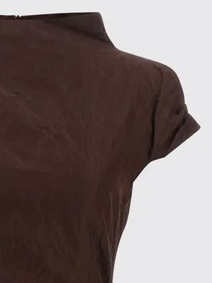 Magda Butrym Draped Funnel-neck Sheath Mini Dress