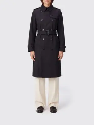 Burberry Double Breasted Belted Jacket