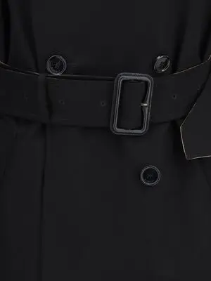 Burberry Double Breasted Belted Jacket