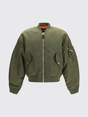Dsquared2 Two-tone Nylon Bomber Jacket With Patch Pockets - Green
