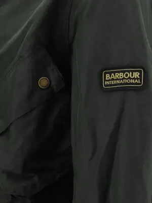 Barbour Waxed Cotton Jacket With Velvet Collar