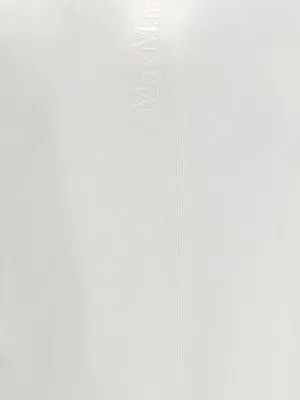 Max Mara Long-sleeved Crew Neck T-shirt In Cotton And Modal Blend - White