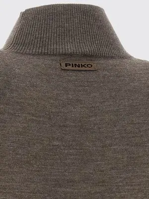 Pinko Turtleneck Wool Knit Midi Dress