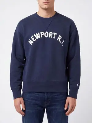 Polo Ralph Lauren Cotton Crewneck Sweatshirt With Contrast Logo Print