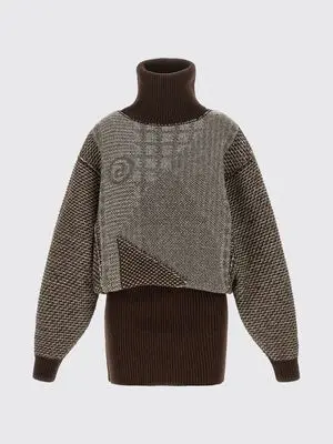 MAISON MARGIELA Geometric Print Knit Dress