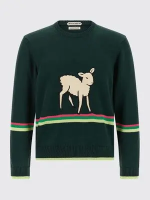 JW Anderson Crew Neck Sheep Applique Sweater