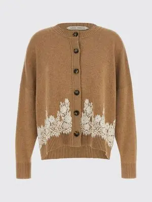 Alberta Ferretti Cardigan With Lace Embellishment