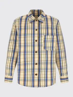 A.p.c. Long-sleeved Check Pattern Cotton Shirt