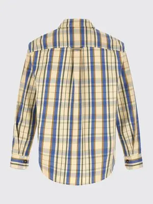 A.p.c. Long-sleeved Check Pattern Cotton Shirt