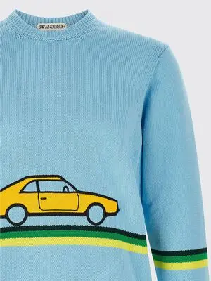 JW Anderson Crew Neck Sweater With Graphic Detail