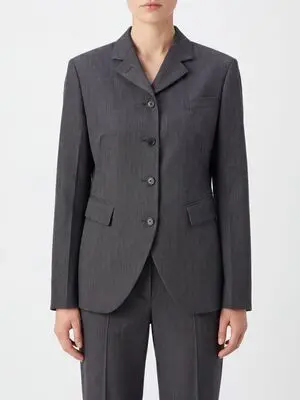 JIL SANDER Single-breasted Slim-fit Cropped Blazer In Wool And Mohair