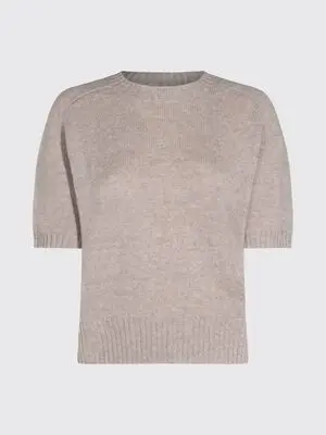 ALLUDE Ribbed Knit Sweater - Kaki