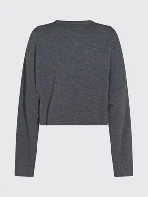 Blumarine Embellished Logo Sweater - Grey