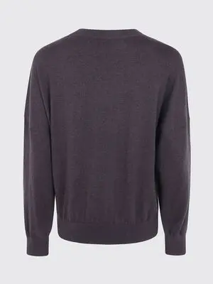 Isabel Marant Étoile Jacquard Logo Cotton And Wool Crewneck Jumper - Cocoa