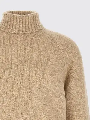 Brunello Cucinelli Silk, Cashmere, And Wool Turtleneck Sweater With Ribbed Edges