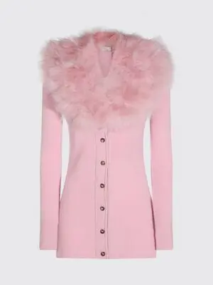 Blumarine Feather Trimmed Cardigan