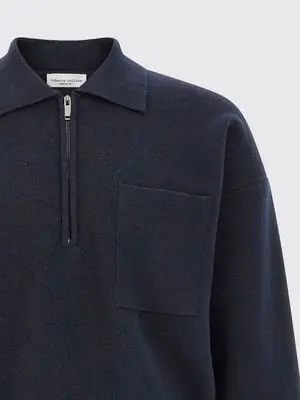 ROBERTO COLLINA Zip Up Sweater With Pocket