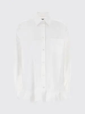 Moschino Button-up Shirt With Ruffled Hem
