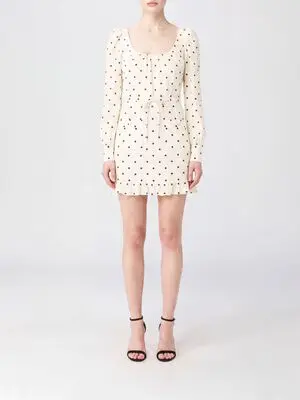Alessandra Rich Polka Dot Dress