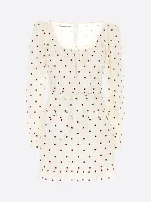 Alessandra Rich Polka Dot Dress