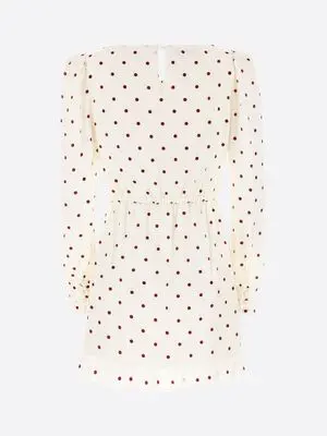 Alessandra Rich Polka Dot Dress