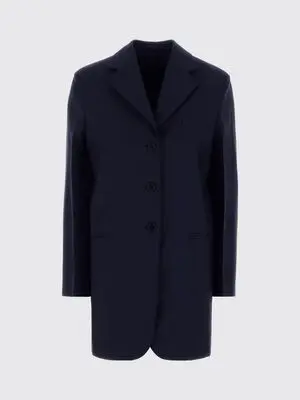 JIL SANDER Knee-length Single-breasted Blazer In Virgin Wool And Mohair