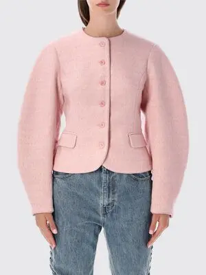 ROTATE BY BIRGER CHRISTENSEN Cropped Jacket With Statement Sleeves
