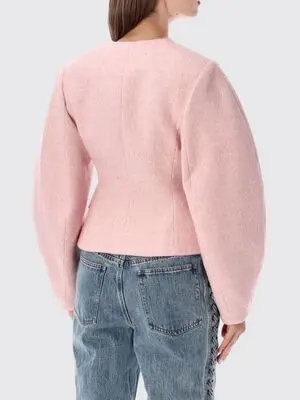 ROTATE BY BIRGER CHRISTENSEN Cropped Jacket With Statement Sleeves