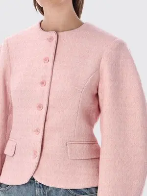 ROTATE BY BIRGER CHRISTENSEN Cropped Jacket With Statement Sleeves