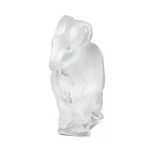 Lalique Goat Figurine - Clear
