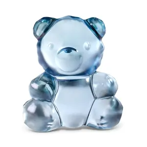Lalique Teddy Air Luster Small Sculpture - Blue