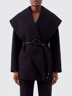 Sportmax Belted Shawl Collar Jacket - Black