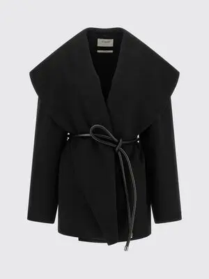 Sportmax Belted Shawl Collar Jacket - Black