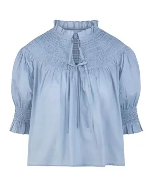 Hill House Home Zinnia Top - Dusty Blue