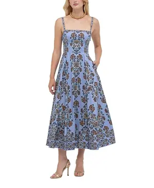 Hill House Home The Margot Dress With Floral Print