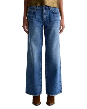 Ag Adria Mid Rise Wide Leg Jeans