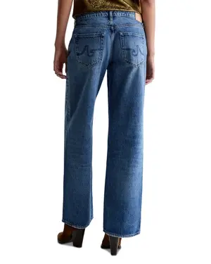 Ag Adria Mid Rise Wide Leg Jeans